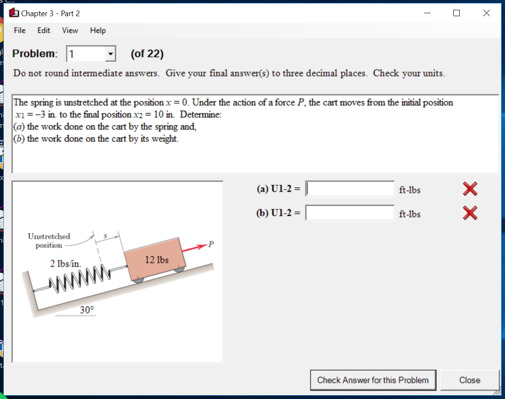 Solved Chapter 3-Part 2 File Edit View Help Problem: 1 (of | Chegg.com