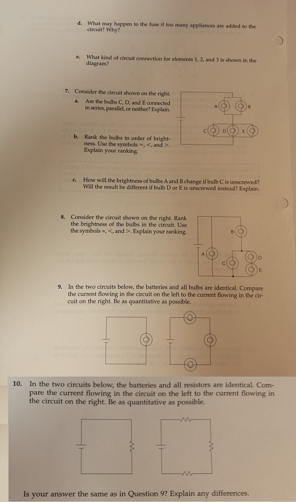 Solved: I Don't Understand The Concepts Behind Currents In... | Chegg.com