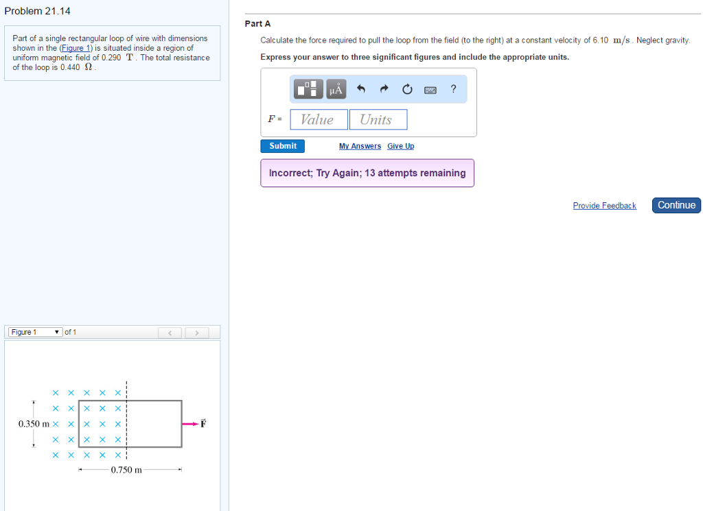Solved Part of a single rectangular loop of wire with | Chegg.com