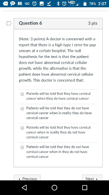 Solved e https://psu.instructure.com/cc 5 Question 3 1 pts I | Chegg.com