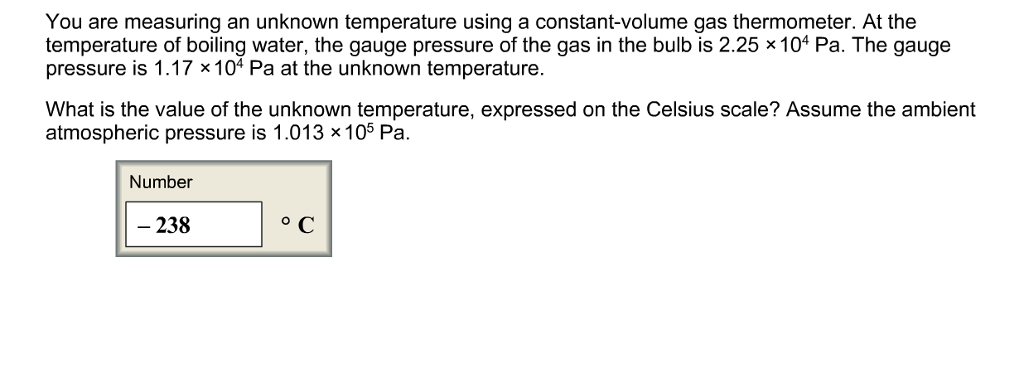 Solved You are measuring an unknown temperature using a | Chegg.com
