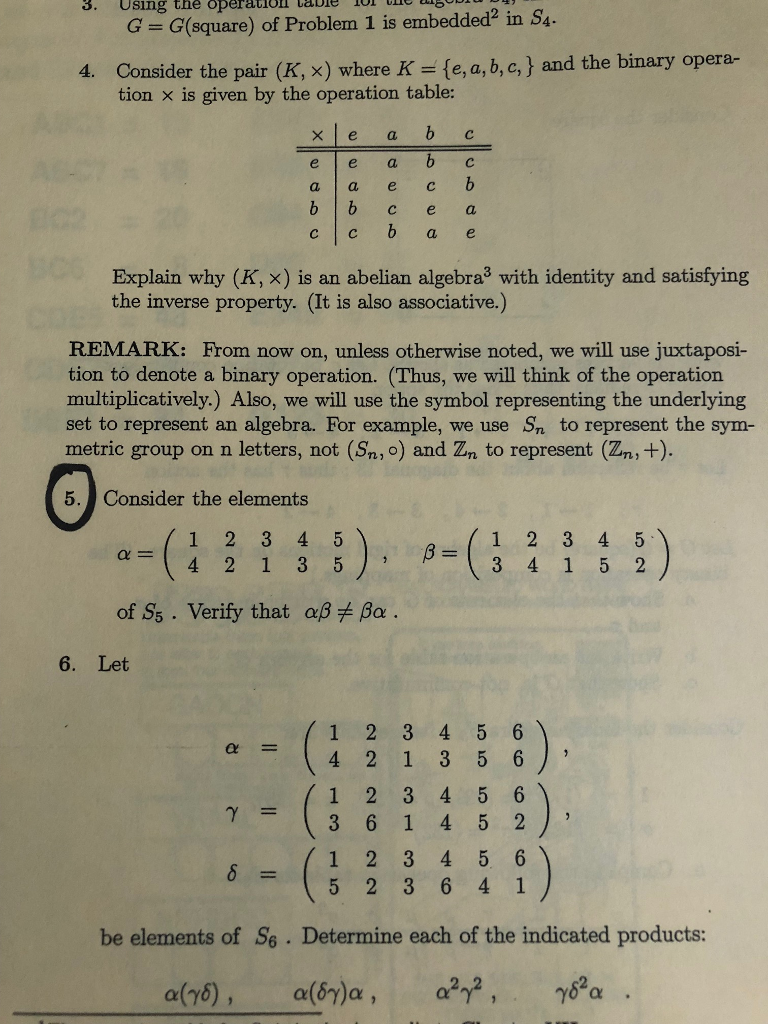 Solved Explain Why The Product Of Two Even Permutations Is