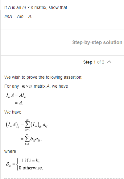 Solved If A is an m x n matrix, show that Step-by-step | Chegg.com