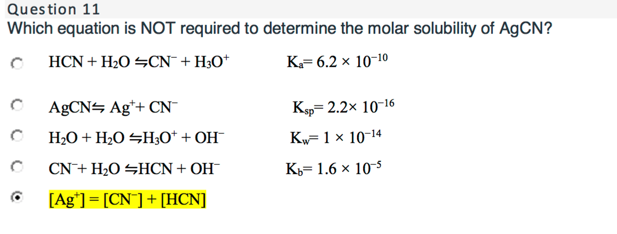 Solved Which equation is NOT required to determine the molar | Chegg.com