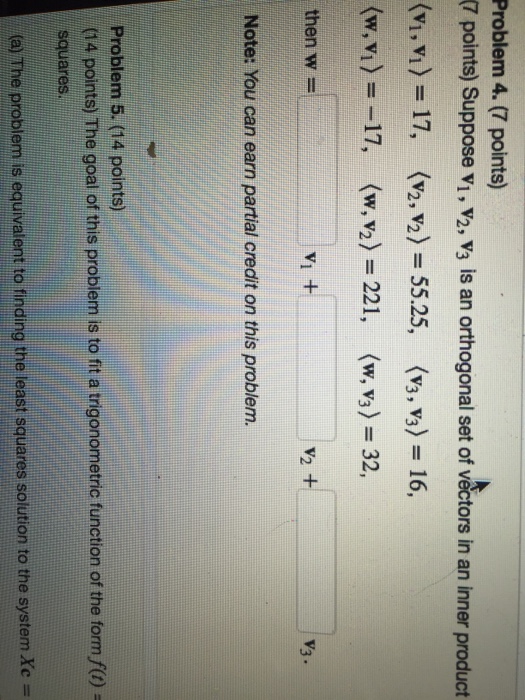 Solved please help! linear algebra Suppose v1 v2 | Chegg.com