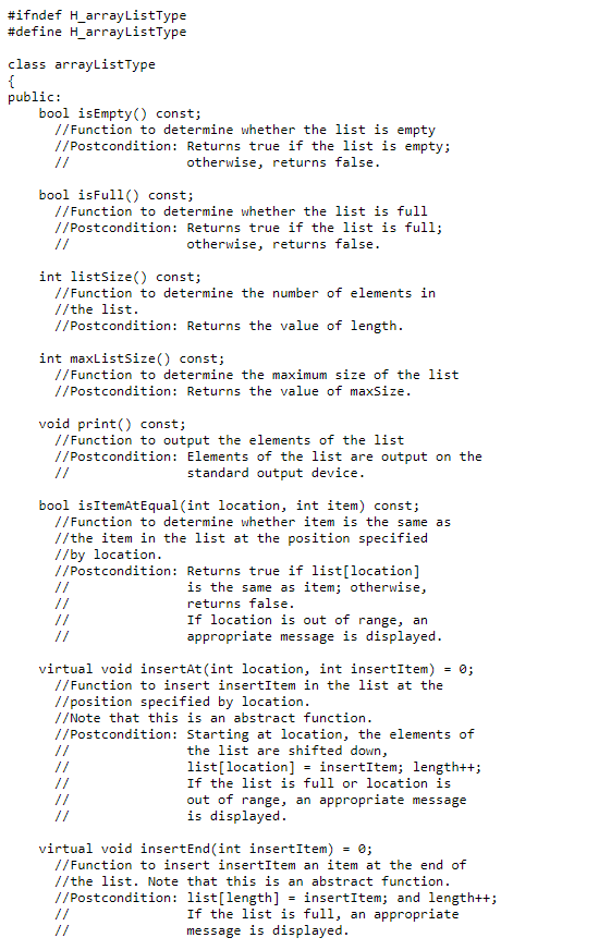 HOMEWORK #17-Virtual Functions for Unordered and | Chegg.com