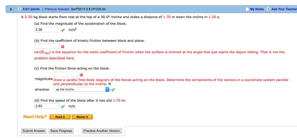Solved 2. 0.6/1 points | Previous Answers SerPSE10 | Chegg.com