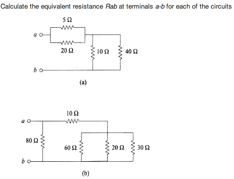 Solved Calculate the equivalent resistance Rab at terminals | Chegg.com