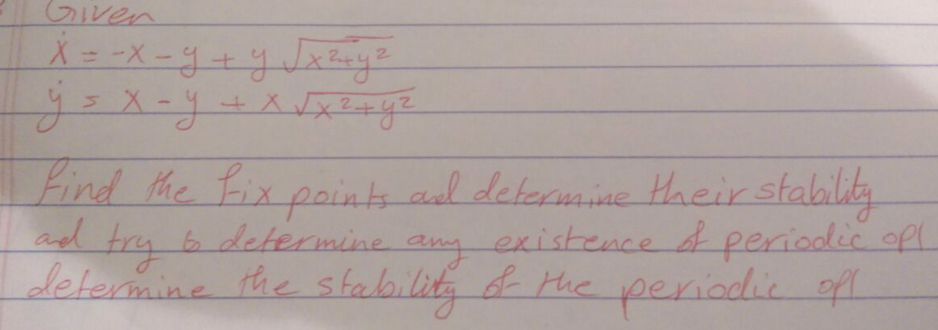 Solved Introduction to Applied Nonlinear Dynamical System, | Chegg.com