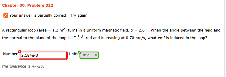 Solved A rectangular loop (area = 1.2 m^2) turns in a | Chegg.com