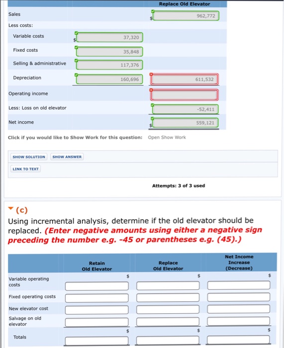 Solved I need help with part C in last photo, using data | Chegg.com