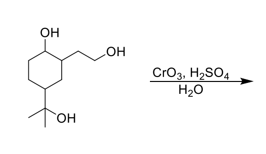 Solved OH OH OH Cro3, H2SO4 H2O | Chegg.com