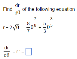 Solved Find d00 of the following equation d00 | Chegg.com