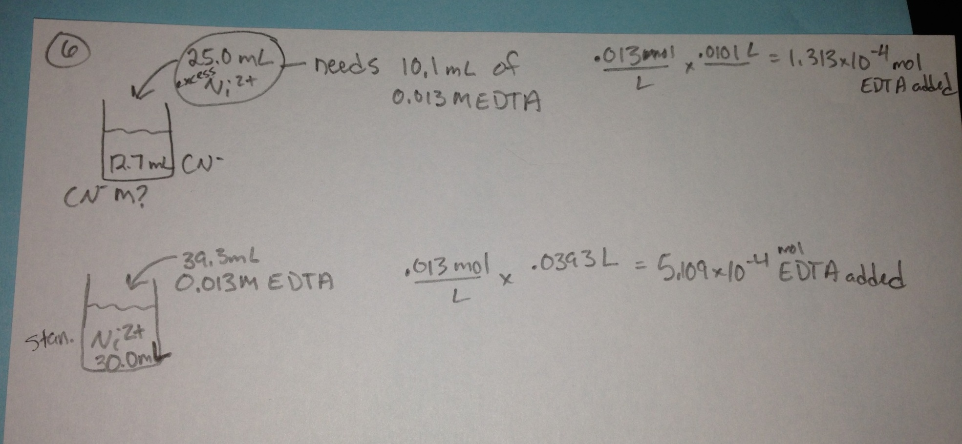 Solved cyanide can be determined indirectly by EDTA | Chegg.com