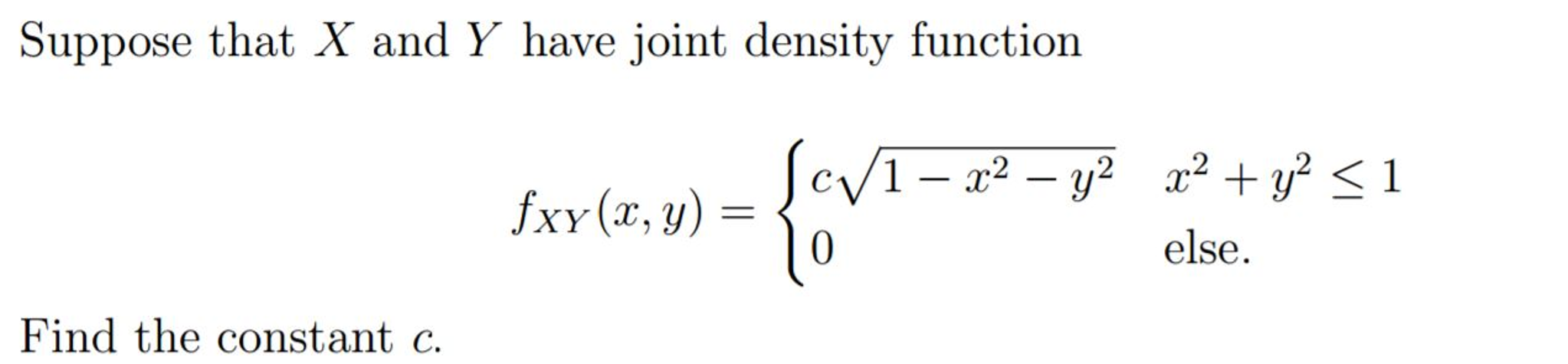 Suppose that X and Y have joint density function | Chegg.com
