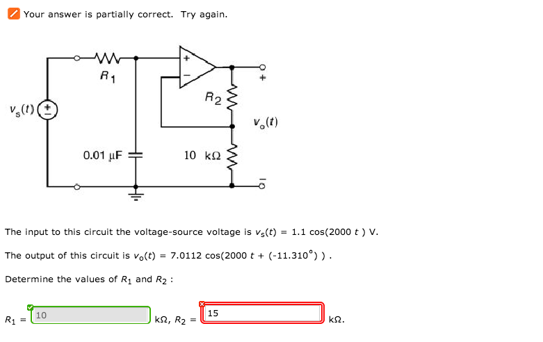Solved Your answer is partially correct. Try again. The | Chegg.com