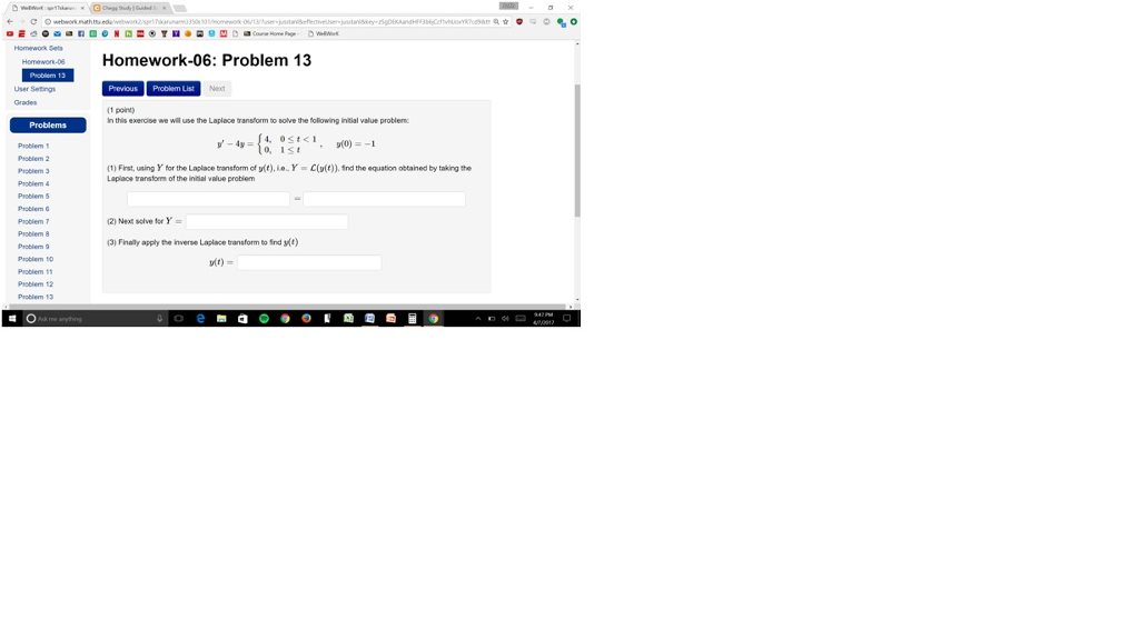 Solved Problem 8 Previous Problem Lis Consider The Initial