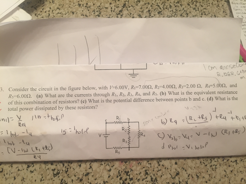 Solved Consider the circuit in the figure below, with V = | Chegg.com