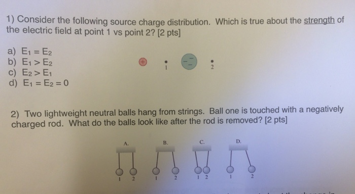 Solved Consider the following source charge distribution. | Chegg.com