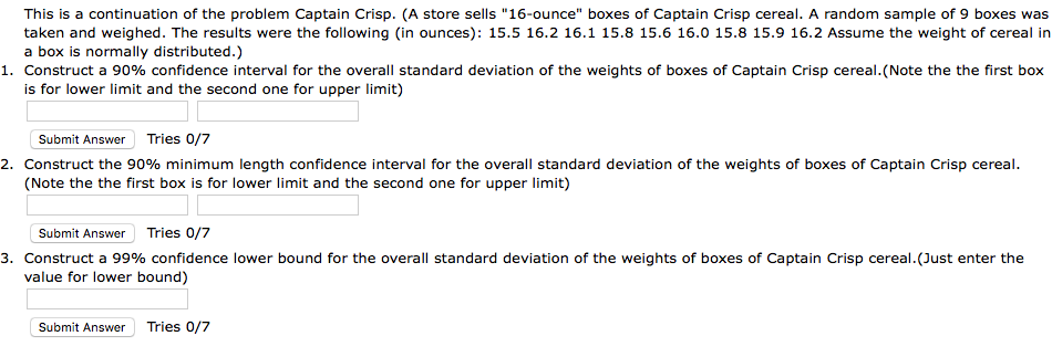 Solved This is a continuation of the problem Captain Crisp. | Chegg.com
