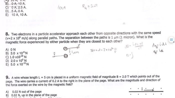 Two electrons in a particle accelerator approach each | Chegg.com