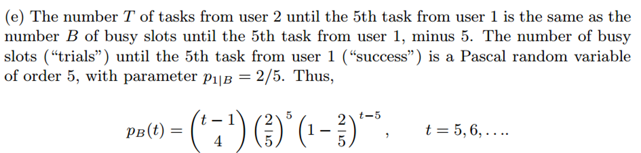 A computer system carries out tasks submitted by two | Chegg.com