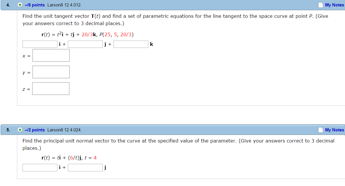Solved Find the unit tangent vector T(t) and find a set of | Chegg.com