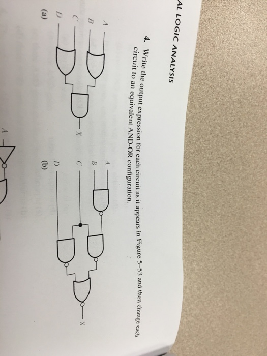 Solved Write The Output Expression For Each Circuit As It 6865