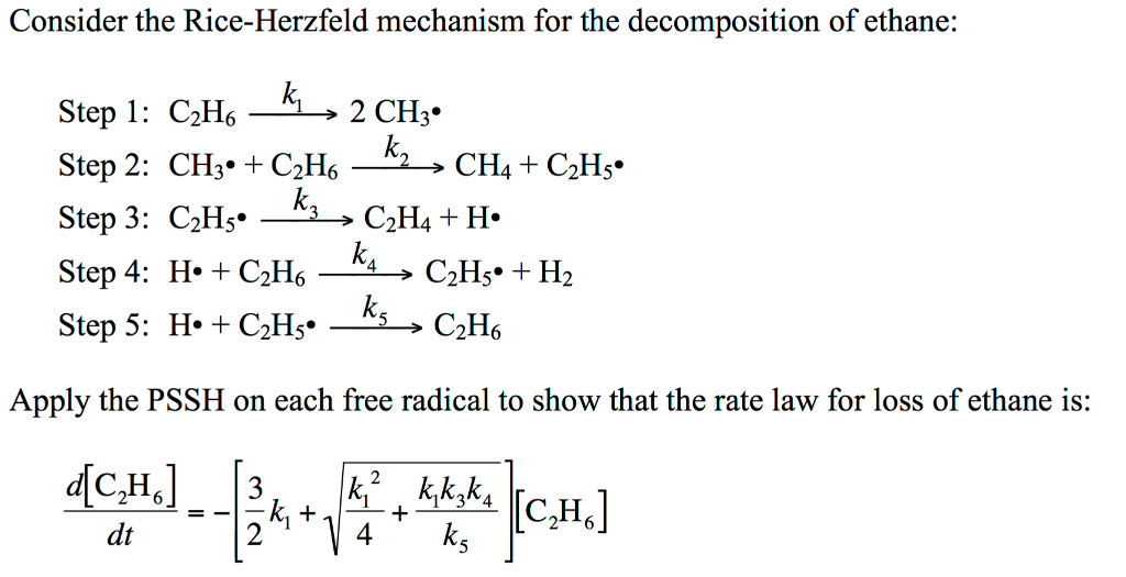 Apply the PSSH on each free radical to show that the | Chegg.com
