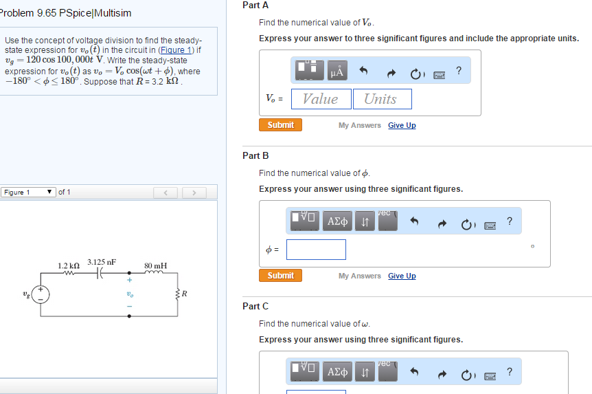 Solved Use The Concept Of Voltage Division To Find The Chegg
