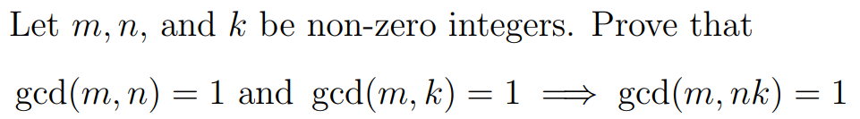 Solved Let m, n, and k be non-zero integers. Prove that | Chegg.com