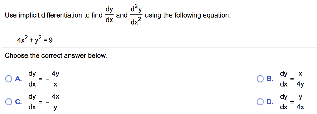 Solved 2 dy and dx - 5 dx using the following equation. Use | Chegg.com