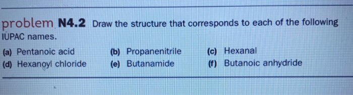 Solved Draw the structure that corresponds to each of the | Chegg.com