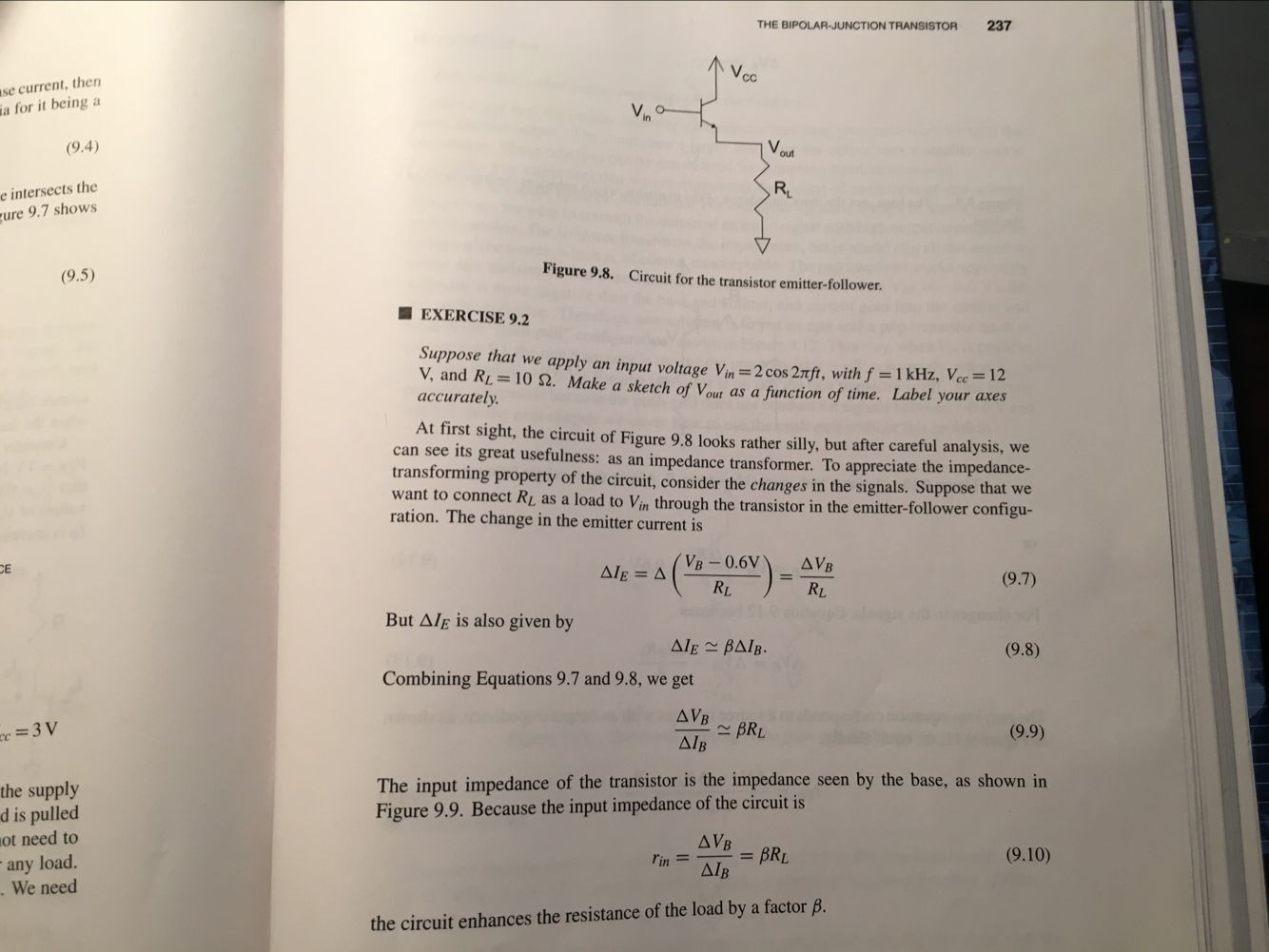 Solved Exercise 9.3 please, and exercise 9.2 is required | Chegg.com