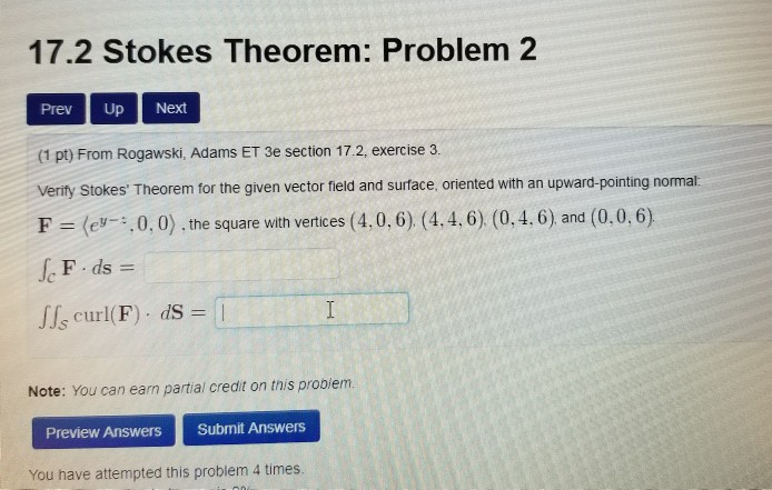 Solved Verify Stokes' Theorem for the given vector field and | Chegg.com