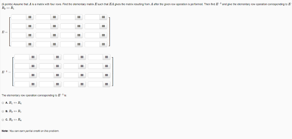 Solved Assume that A is a matrix with four rows. Find the | Chegg.com