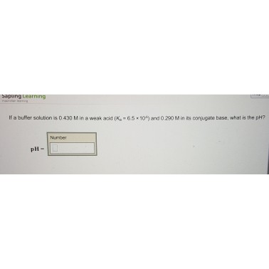 Solved If a buffer solution is 0.430 M in a weak acid (K_s = | Chegg.com