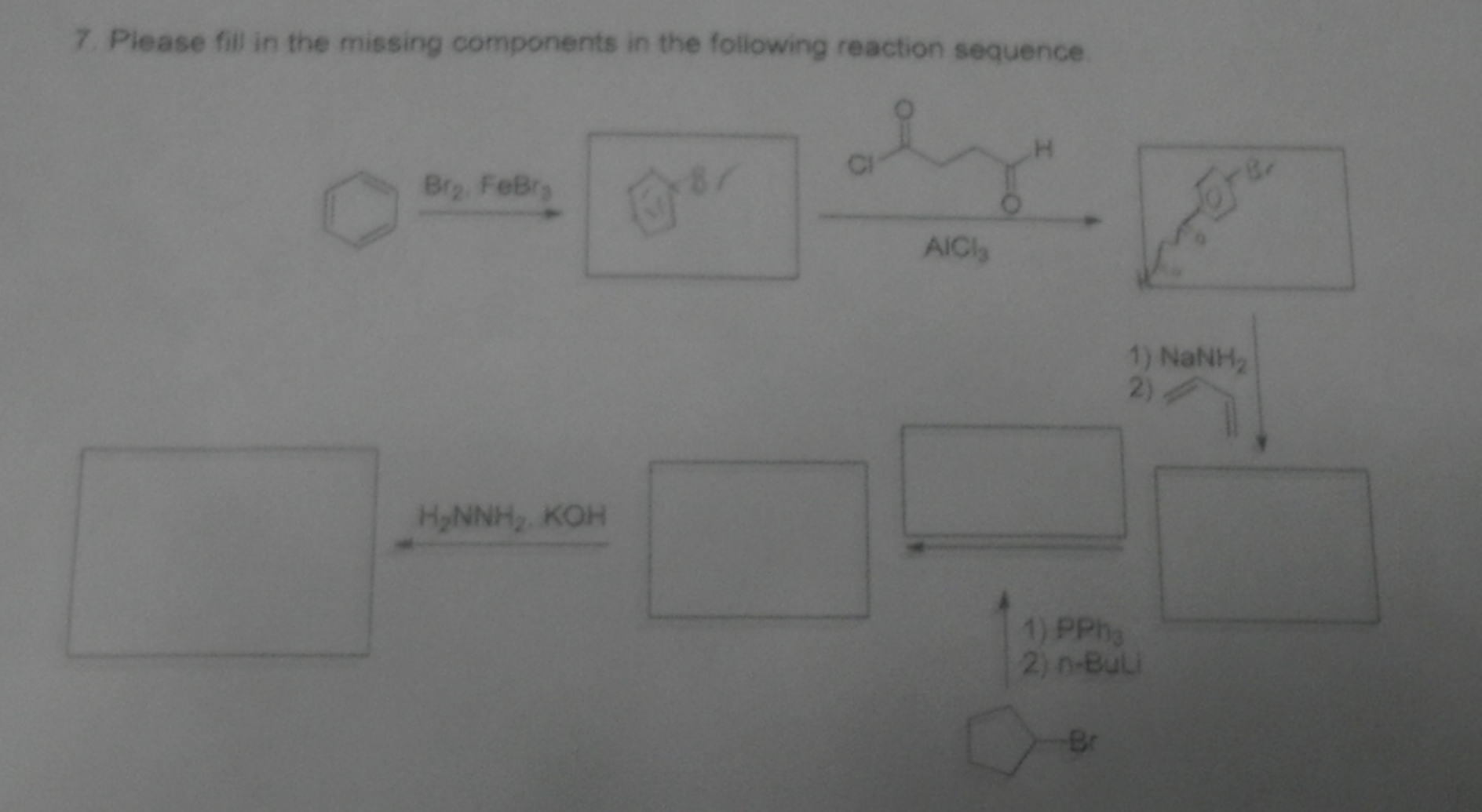 Solved Please fill in the missing components in the | Chegg.com