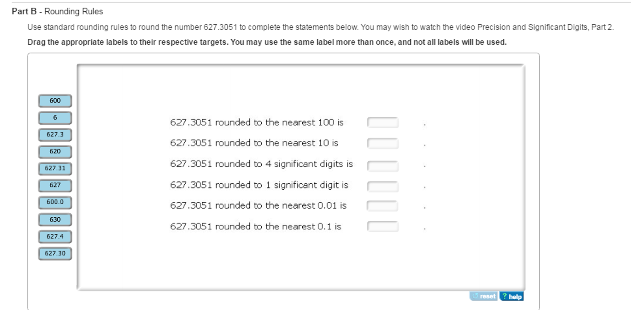Solved Use standard rounding rules to round the number | Chegg.com