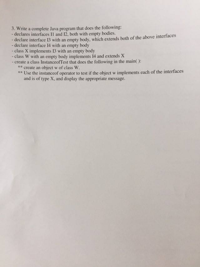 Solved Name Csc 162 Hwy H5 Inheritance Lecs11parts And 2 1 