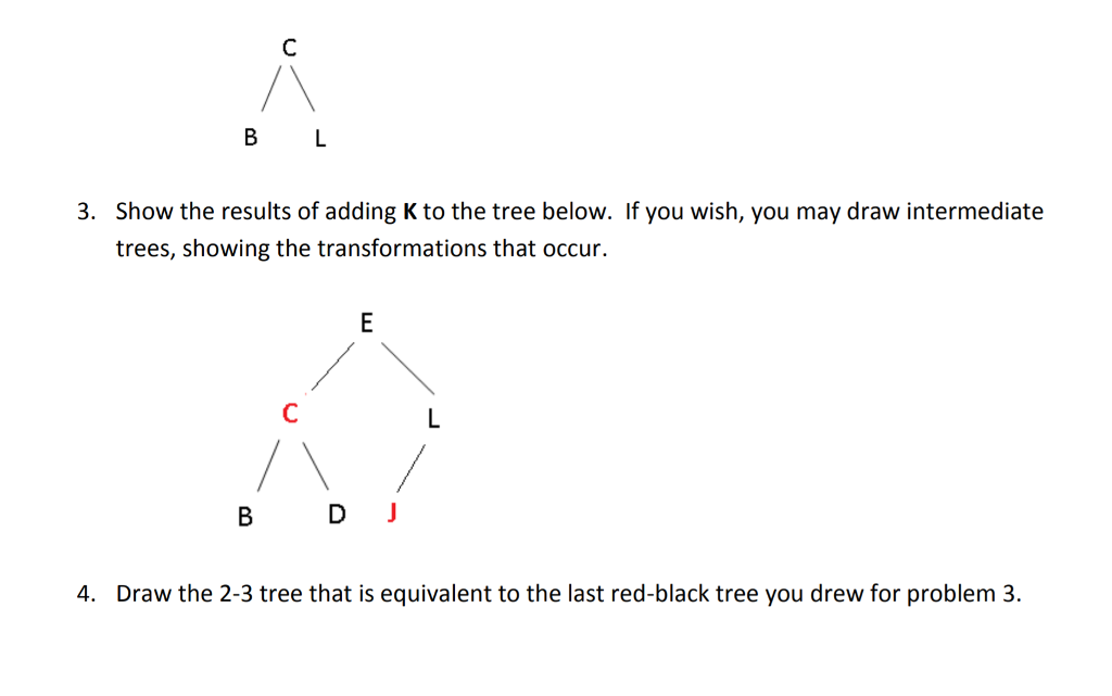 Solved Java Red-Black Tree Assignment (fixed) Part 3: | Chegg.com