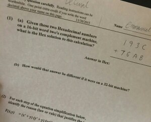 Solved a) given these two hexadecimal numbers on a 16-bit | Chegg.com