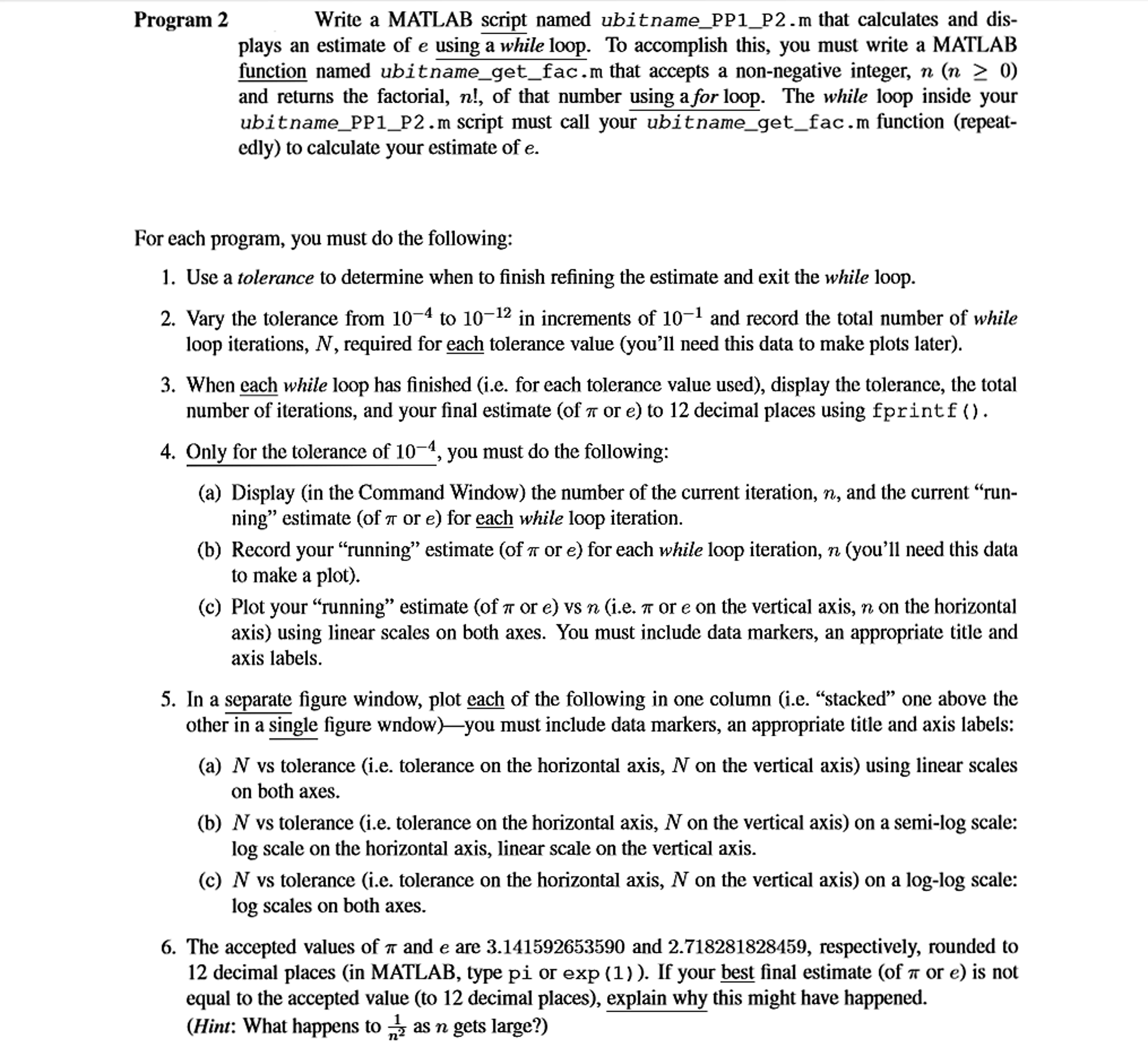 Write a MATLAB script named ubitname_PPl_P2.m that | Chegg.com