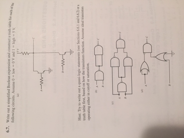 Solved Write Out A Simplified Boolean Expression And 