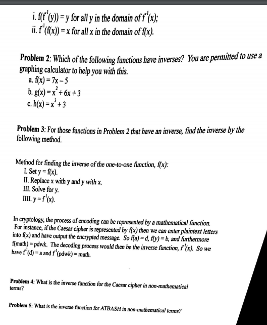 Solved You might recall from high school mathematics the | Chegg.com