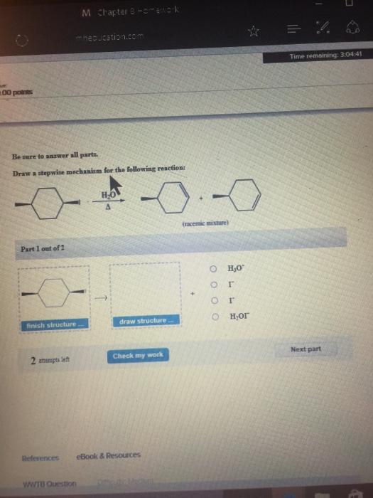 Solved Draw a stepwise mechanism for the following reaction: | Chegg.com