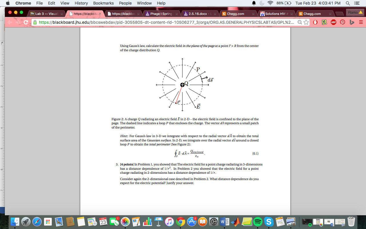 Solved Using Gauss's law, calculate the electric field in | Chegg.com