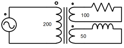 Solved The diagram shows an ideal three winding transformer, | Chegg.com