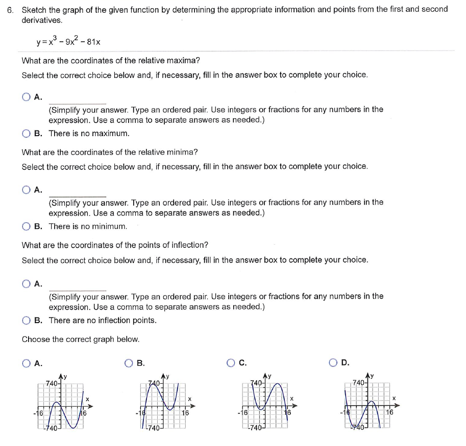 Solved Sketch the graph of the given function by determining | Chegg.com