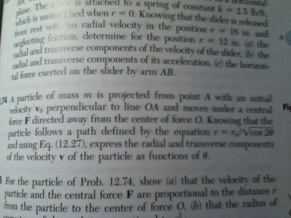 Solved Knowing that the slider is released from rest with no | Chegg.com